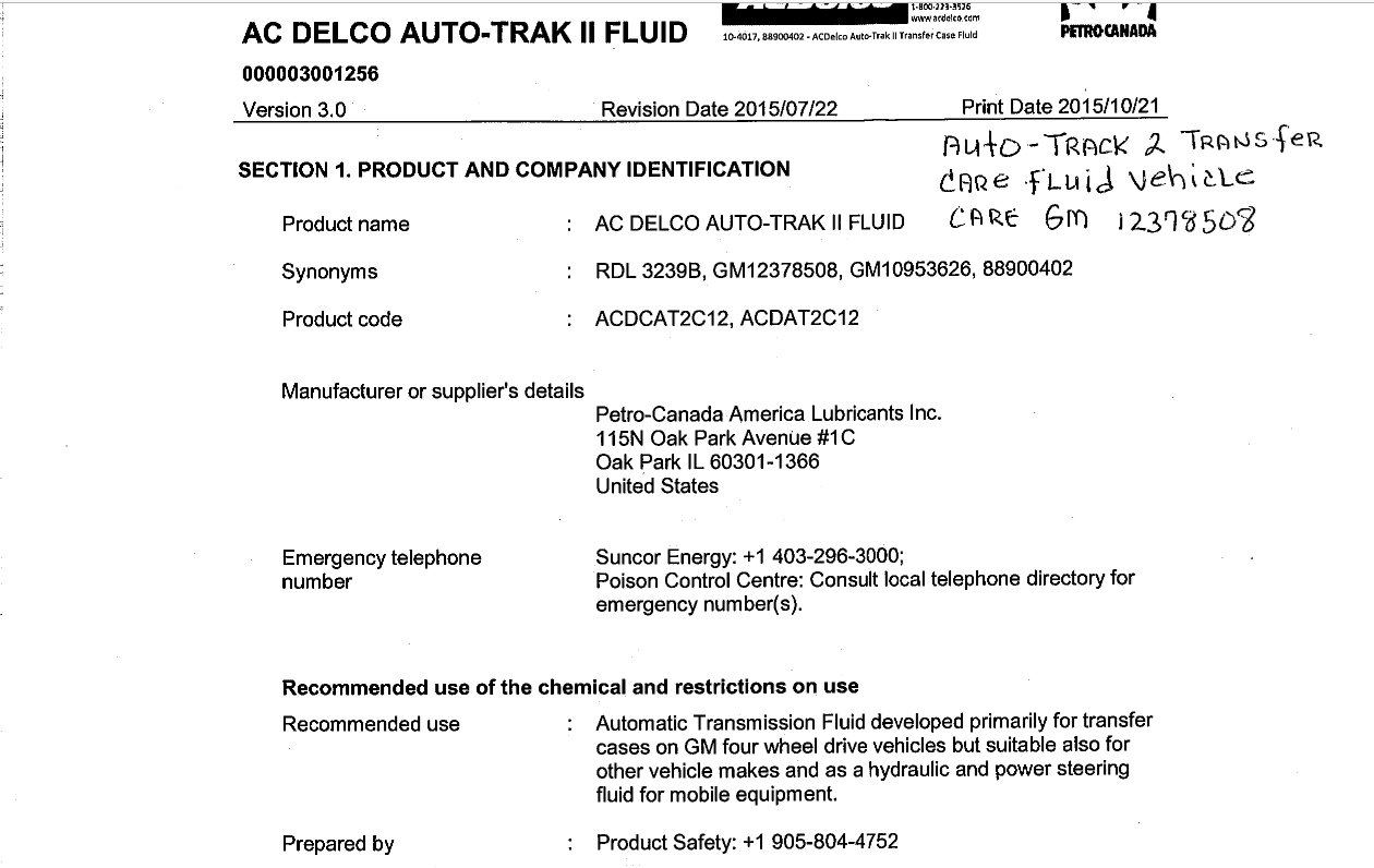 Autotrac II or Dex VI in SD Transfer Case | Chevy Silverado and GMC ...
