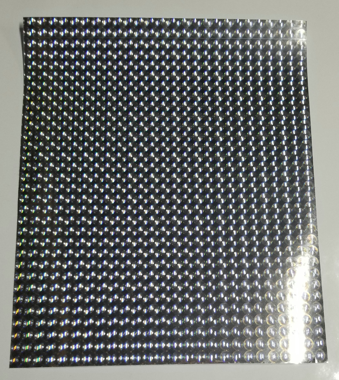 24" x 30 foot Silver Holo Bubbles