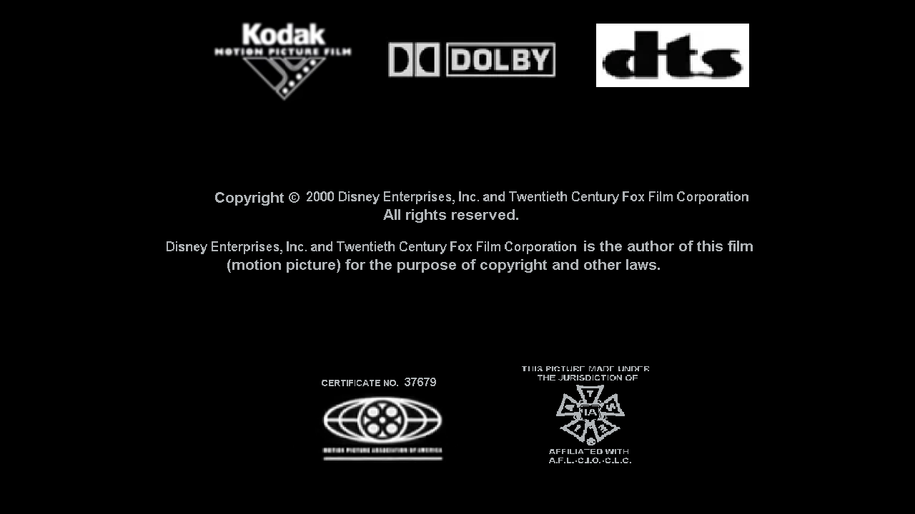 Kodak Motion Picture Film Credits