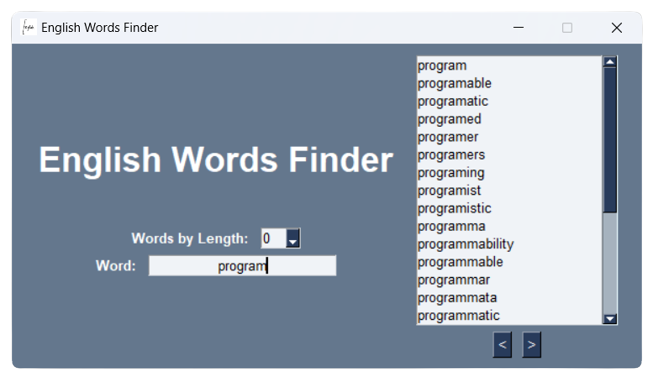 GitHub - Zese07/english-words-finder: A program for finding english ...