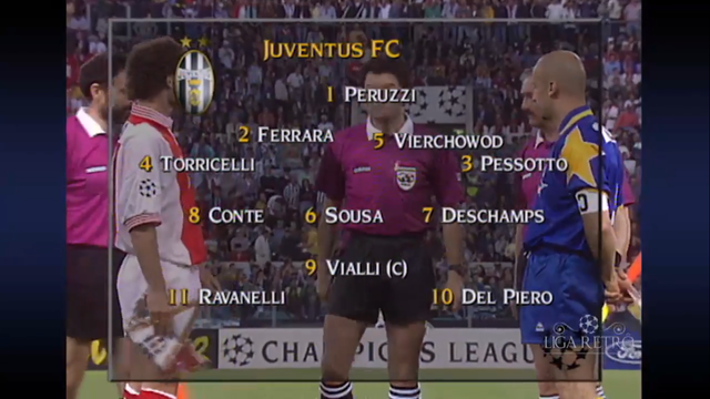 FUTBOL - Champions League 1995/1996 Final: Juventus Turín - Ajax ...