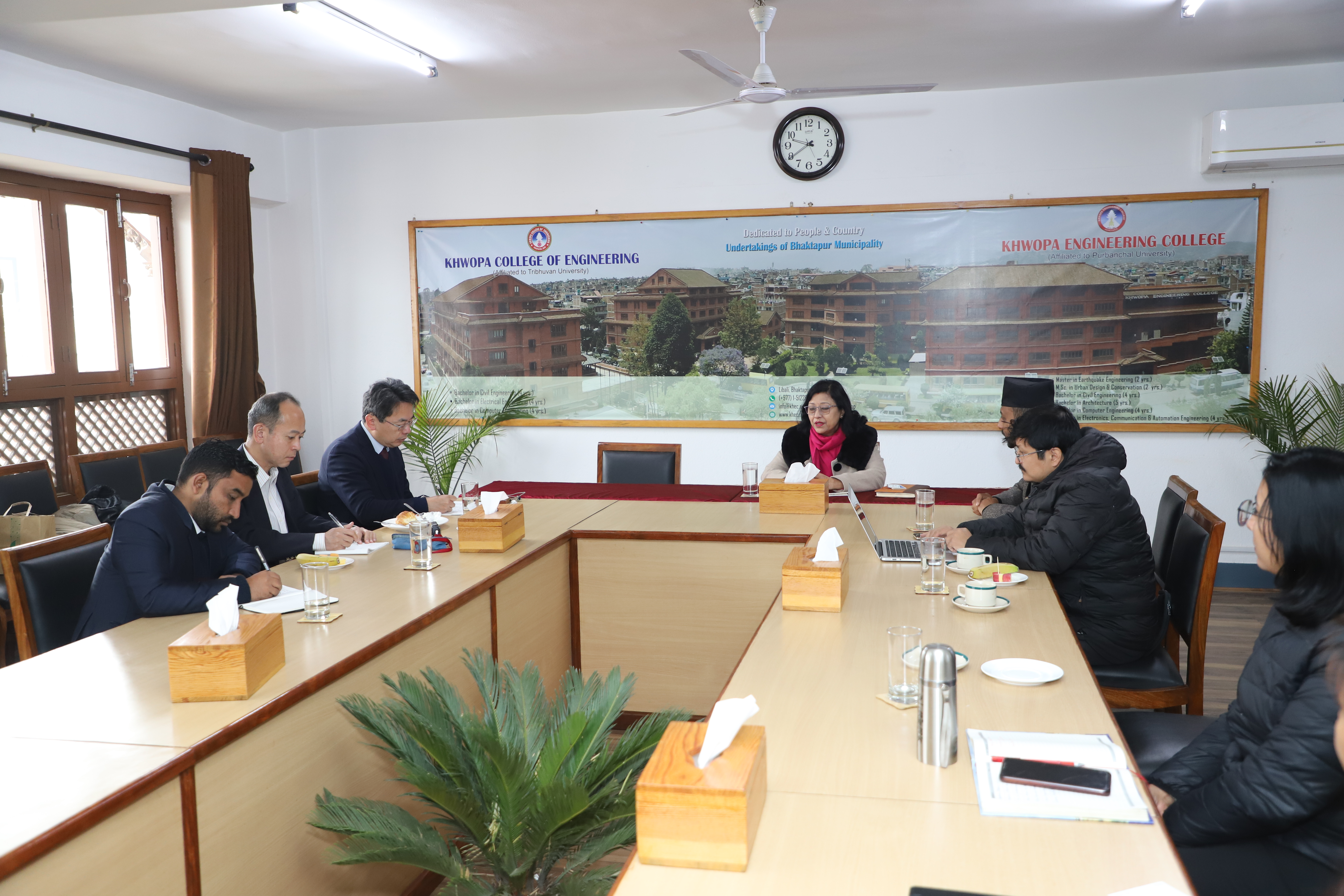 Khwopa Engineering College - News: Japanese Experts Visit Khwopa ...