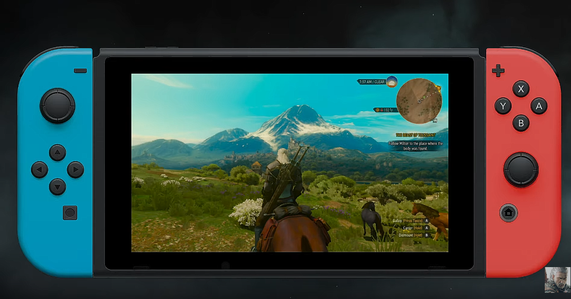 (Witcher 3 Switch ver. Developer video) The Witcher 3: Wild Hunt ...