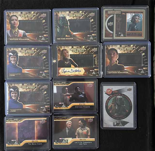 Marvel Loki UD lot FS with Sylvia auto film cell - Blowout Cards Forums