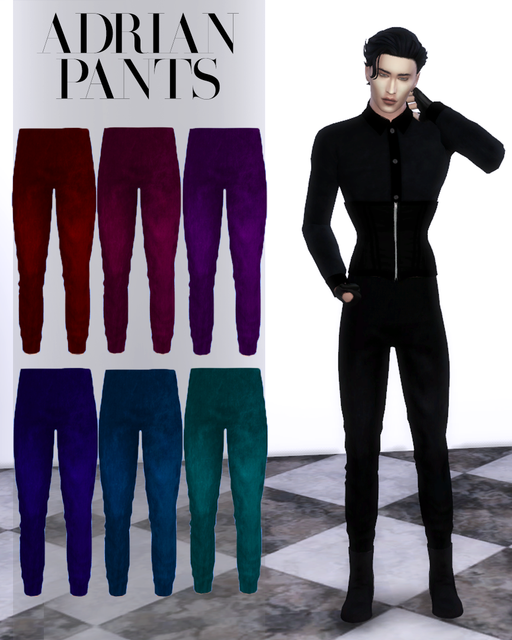 Adrian Pants (Niche Noir Collection) - The Sims 4 Create a Sim - CurseForge