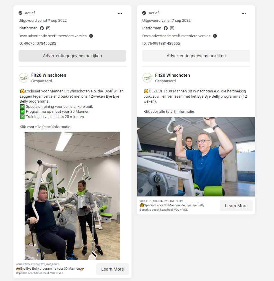 Are there benefits of running two of the exact same ad copy on Facebook ...
