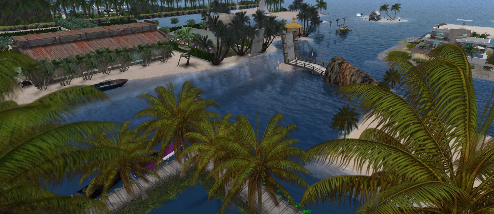 1024sqm FullWater 2x Private Waterway - Mainland - Second Life Community