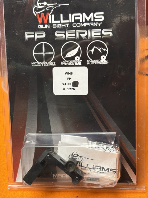 Williams FP 94-36 receiver sight - 24hourcampfire