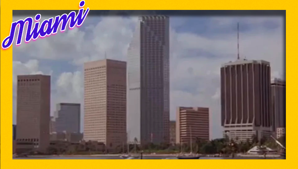 Can someone try turning this image of Miami in 1986 into a 1980s ...
