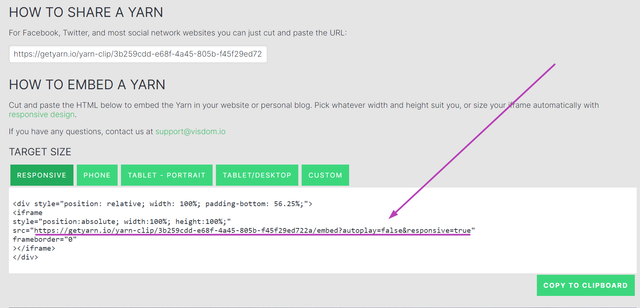 How to post a getyarn