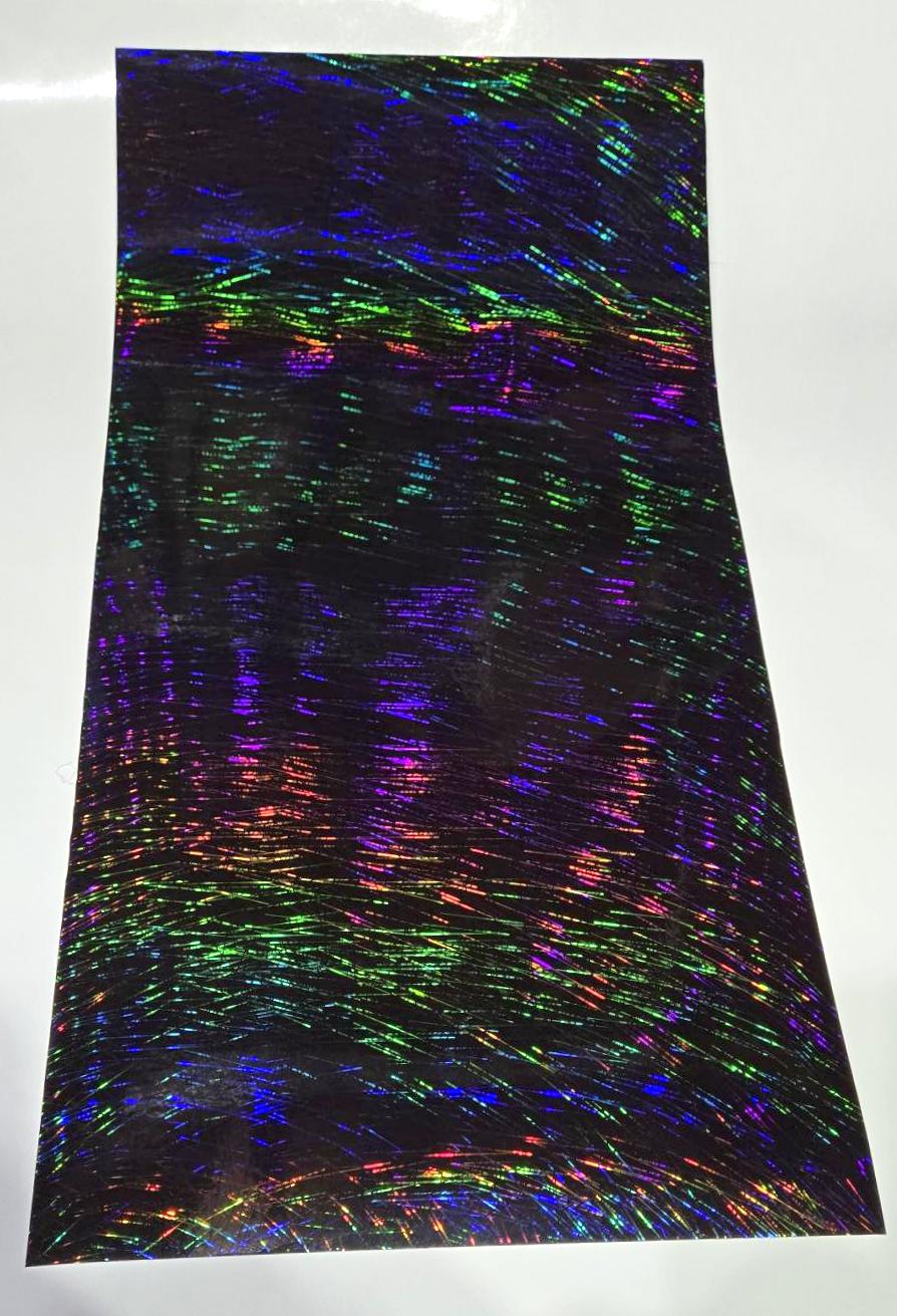 24" x 10 foot Holographic Black Light Ray