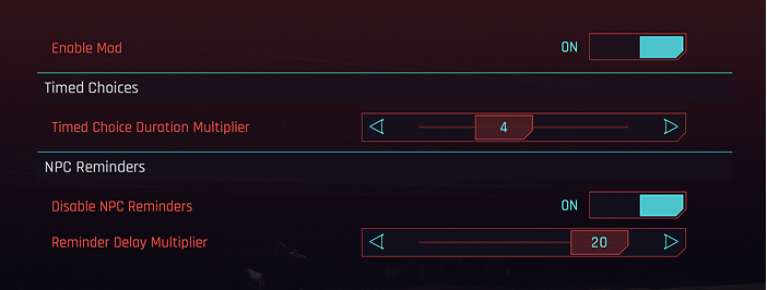 Longer Timed Choices (and NPC Dialogue Reminders) at Cyberpunk 2077 ...