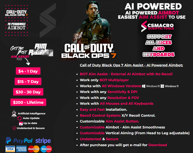 [Aimbot] Call of Duty Black Ops 7 Aim Assist – External AI Tool | No ...