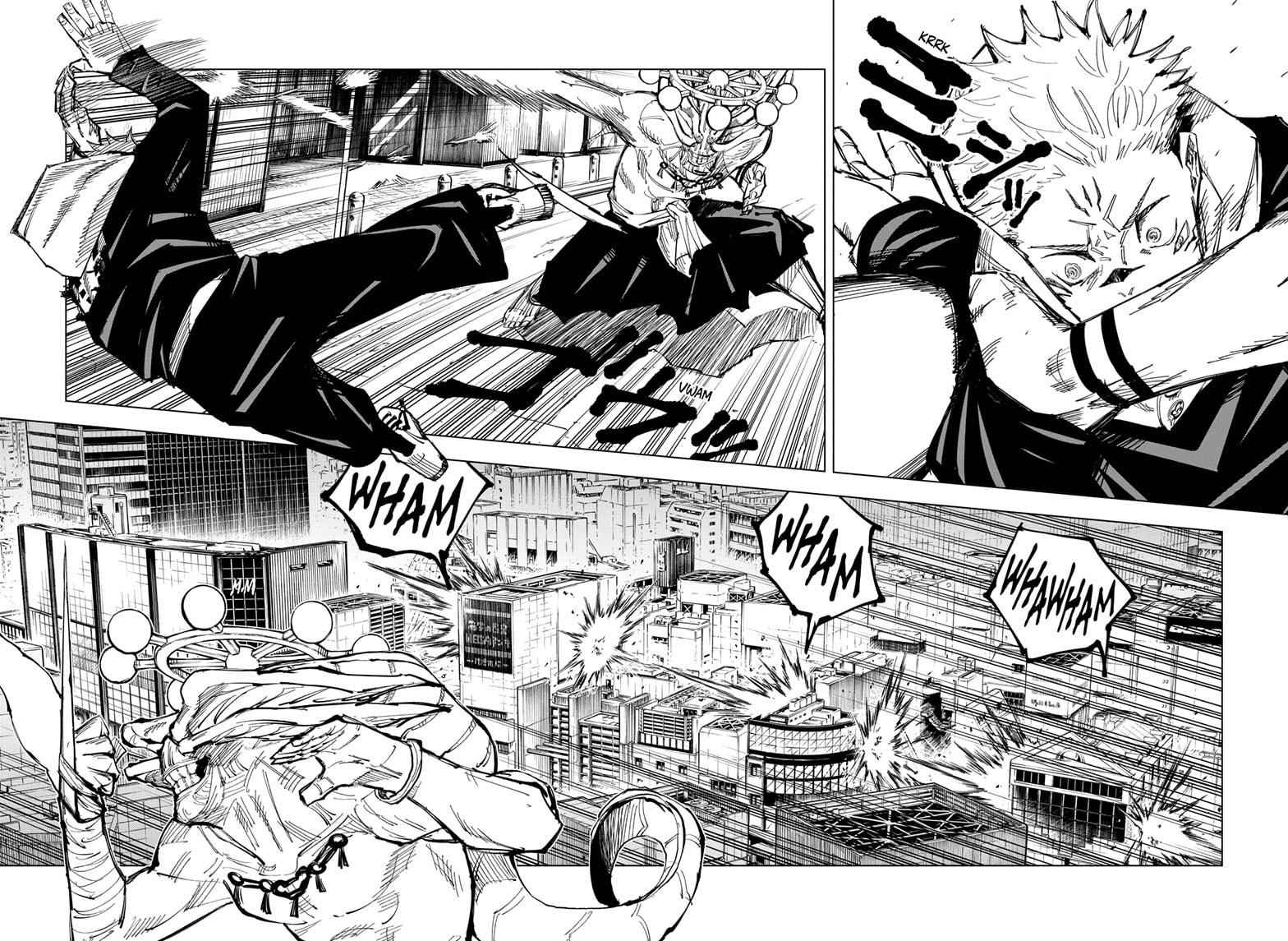 Is it just me or Mahoraga really didn't land a single hit on Sukuna ...