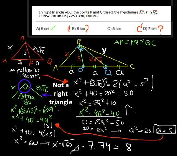 Triangles Properties: I wonder what i did wrong. I tried so hard ...