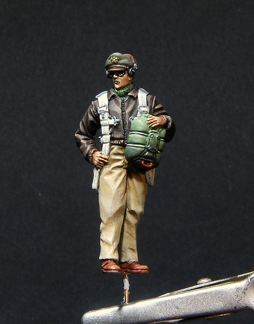 USAAF Pilot Plus Model 1/48 - Figure Ready for Inspection ...