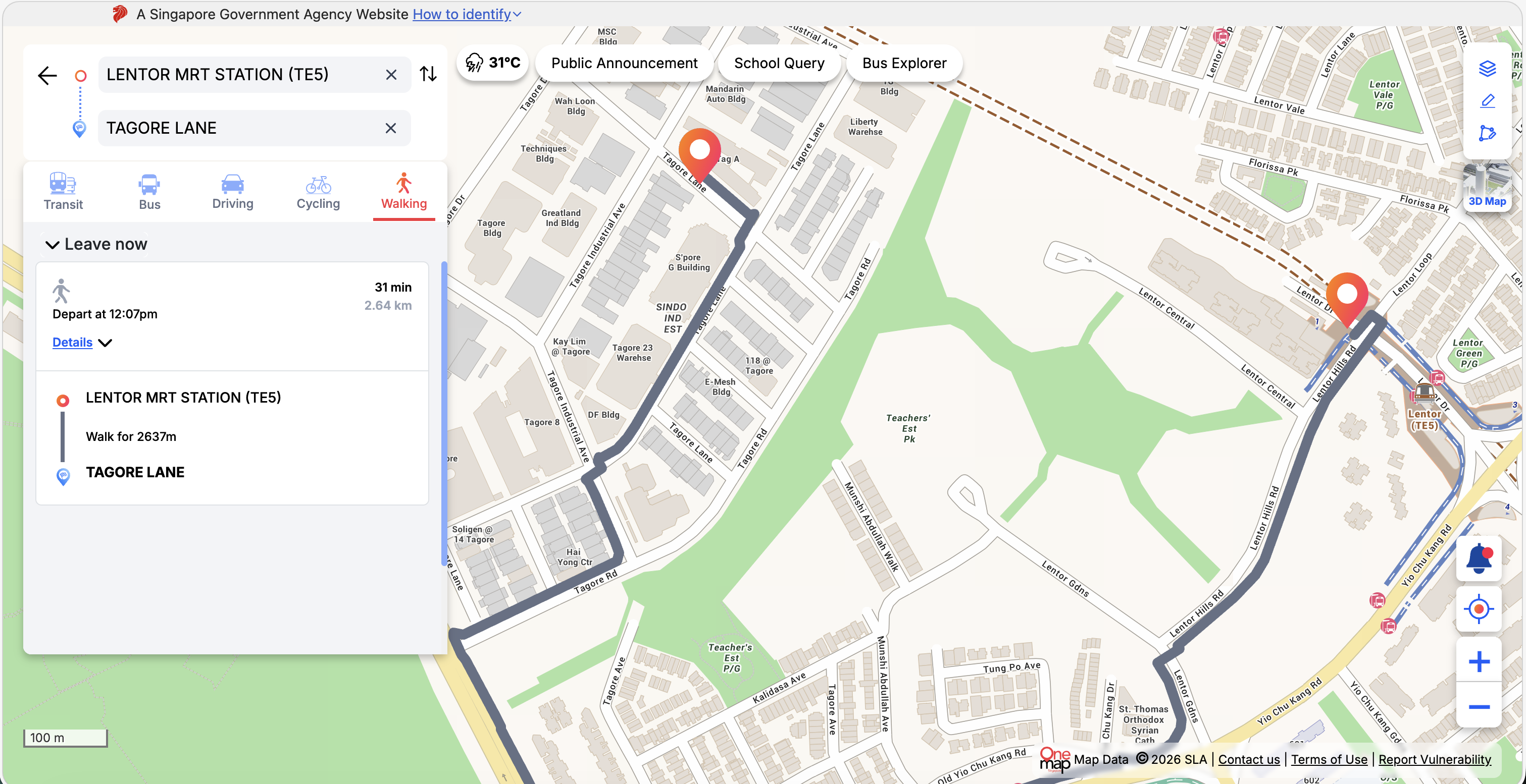 Is Tagore Lane still walkable from Lentor MRT? | HardwareZone Forums
