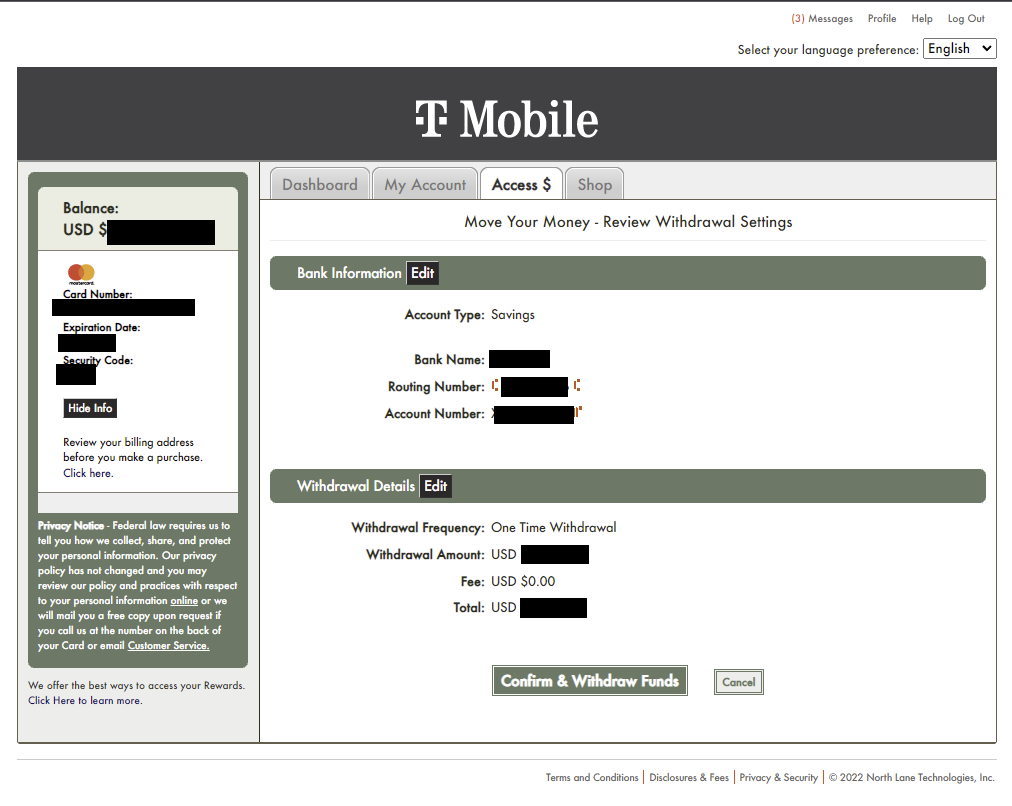 Can I use the prepaid Mastercard to pay off the Verizon installments ...