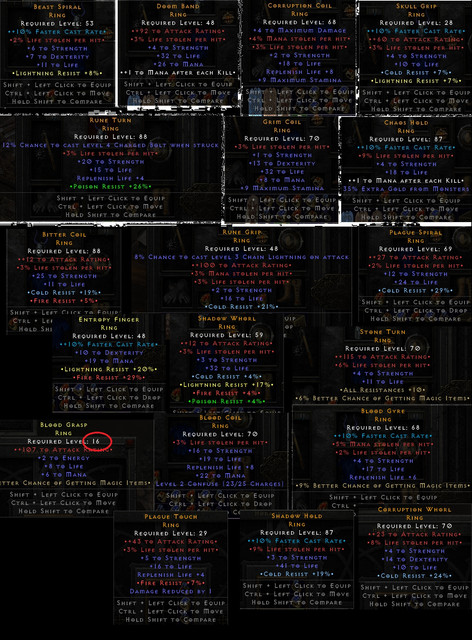 Gg Blood Rings - Rings - Topic - d2jsp