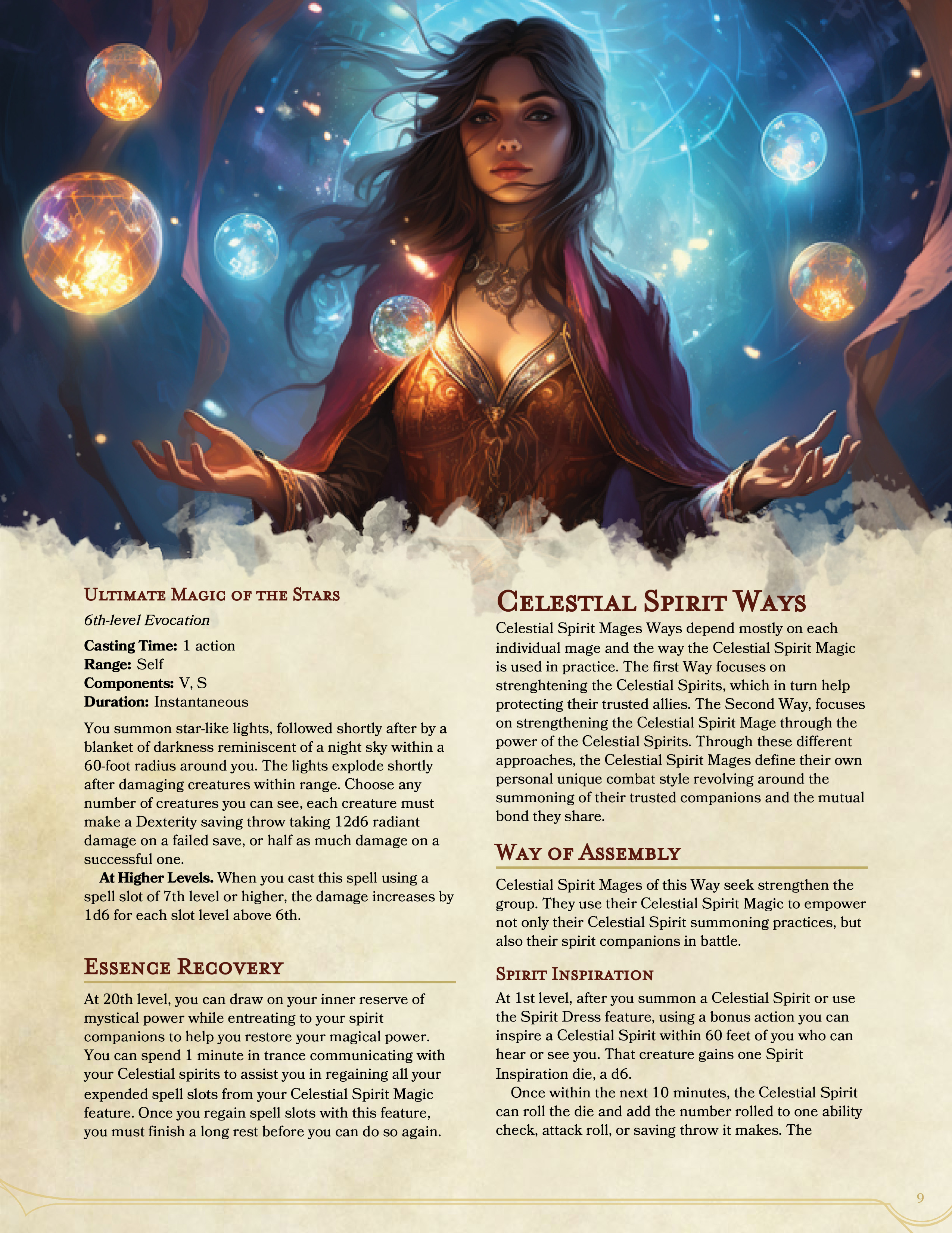 Celestial Spirit Mage: An Anime Class - Dungeon Masters Guild ...