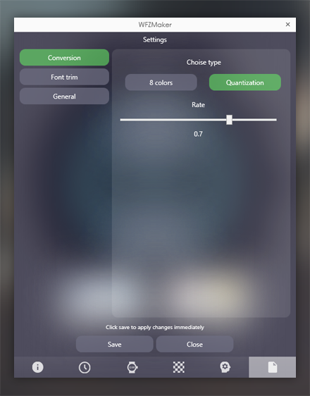WFZMaker - Amazfit Watch faces