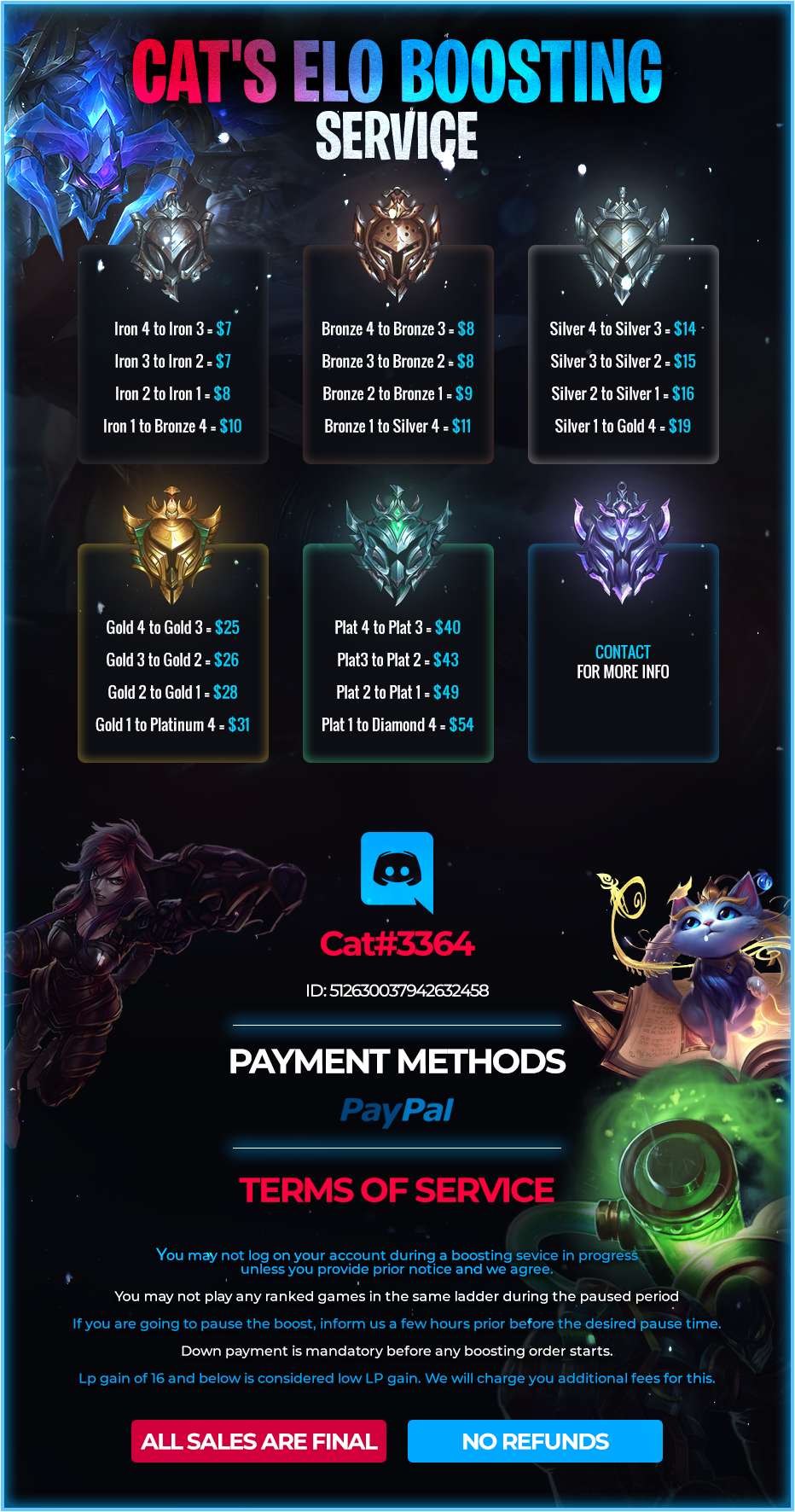 NA Cat's Elo Boosting Service | Cheap Price - EpicNPC