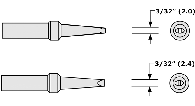 Solder Tip Kit (5 Tips) - Micro Robotics