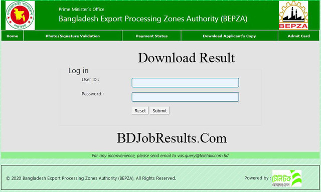 Bepza Exam Result 2024 PDF Download (আজকের রেজাল্ট)