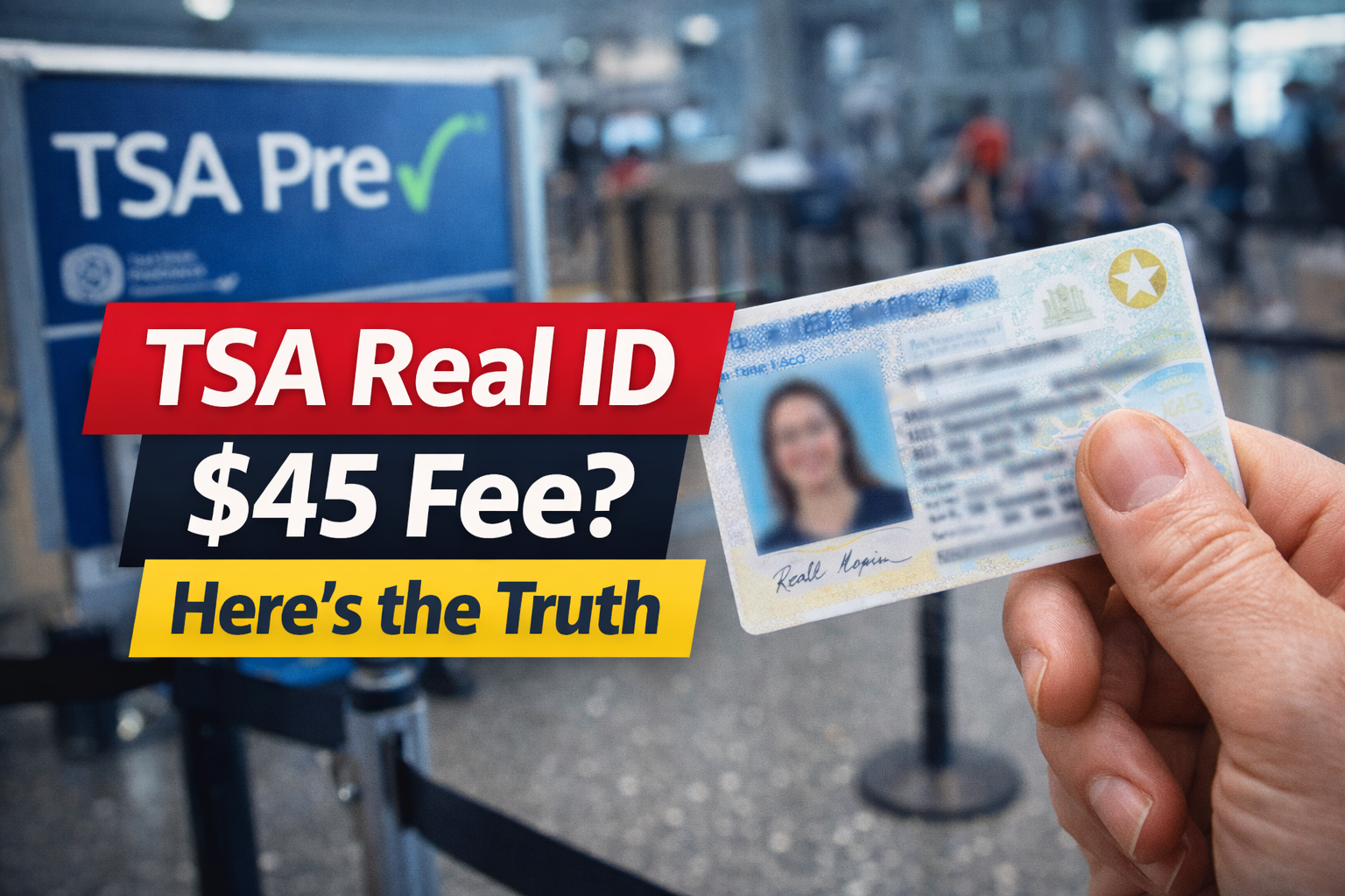 TSA Real ID $45 Fee Explained: What the New $45 Charge Really Means