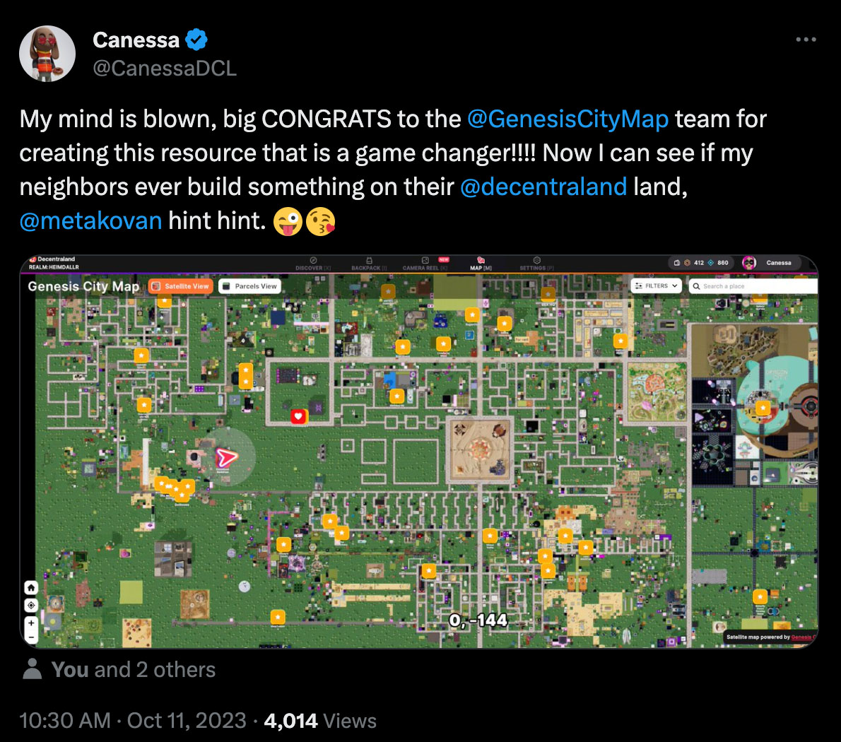 Resubmission - Genesis city map, 6-month renewal
