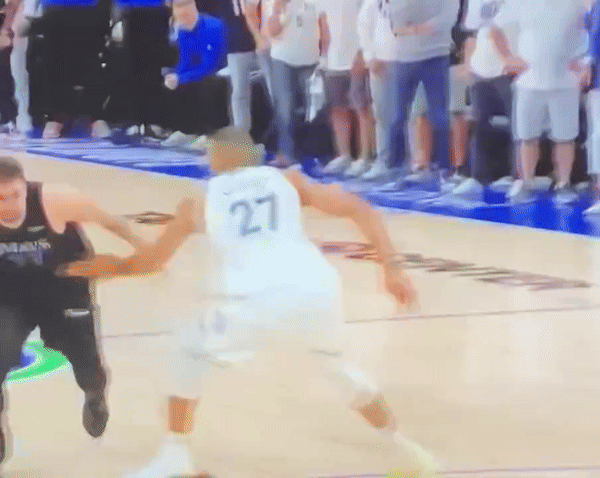 Rudy feet look like a baby falling forward while learning to walk.