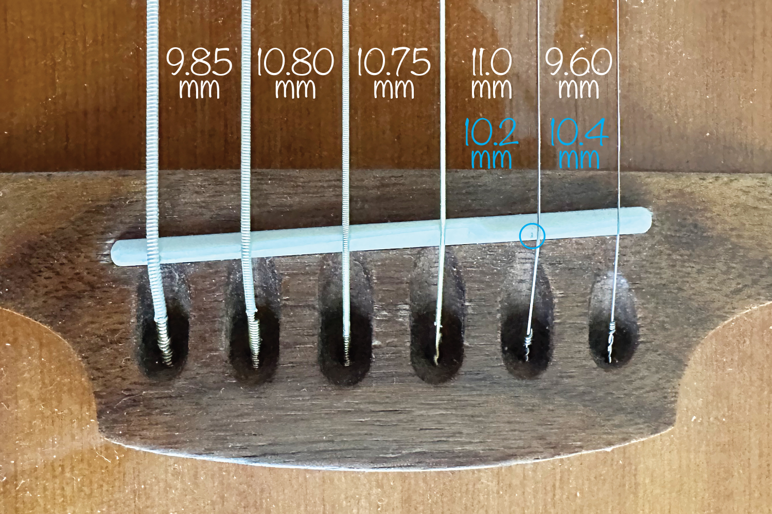 Is my saddle string spacing wonky? - The Acoustic Guitar Forum