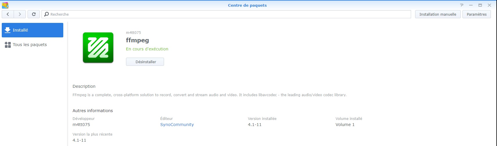 Installation MinimServer + BubbleUPnP Server pour NAS Synology ...