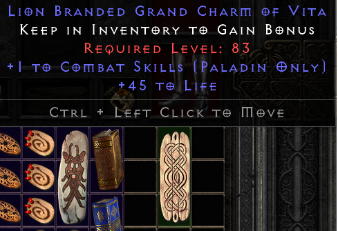 Perfect Paladin Torch + Pcombat 45 Life Ft - Topic - d2jsp