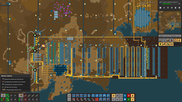 My first 100 spm base. Damn oil! : r/factorio