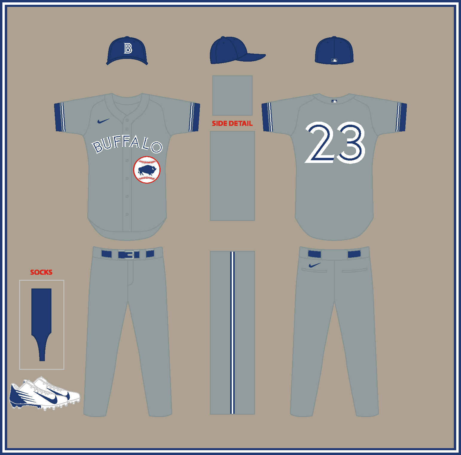 MLB x Federal League Baseball (Buffalo Blues 10/24) - Concepts - Chris ...