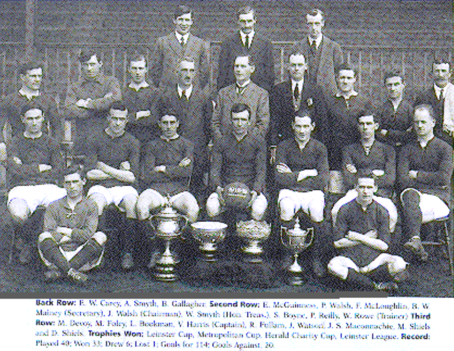 Shelbourne FC – A Glorious History, Part 1: Vintage Reds, 1895-1971 ...