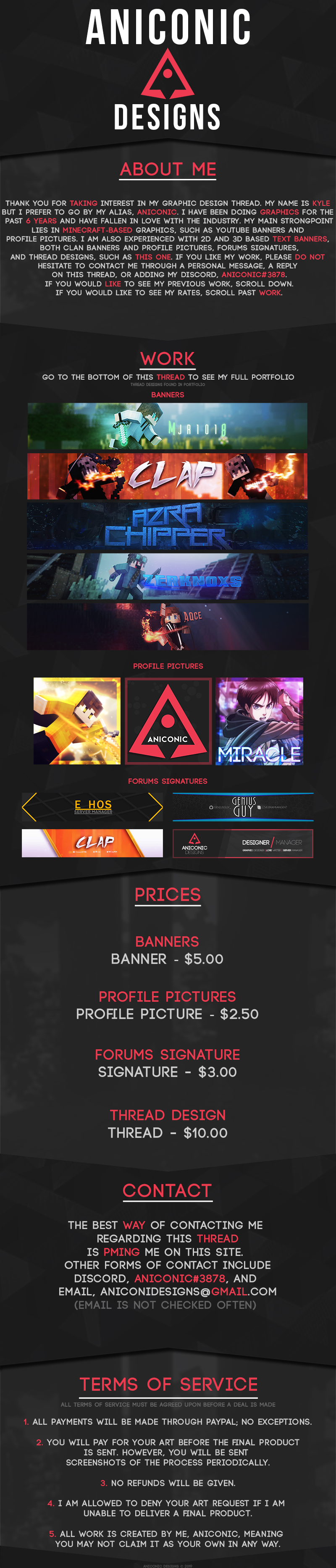 Aniconic Designs | Banners | Profile Pictures | Signatures | Thread ...
