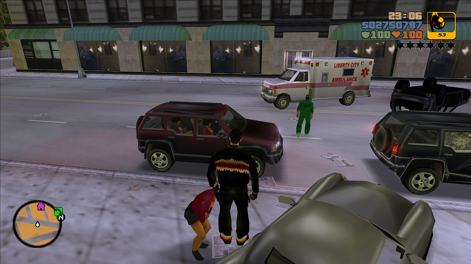 3 People in 1 car? - GTA III - GTAForums