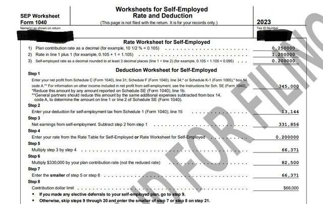 How to report solo 401k contributions on tax software? - Bogleheads.org