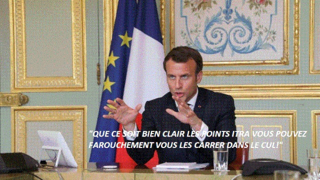 Gif Macron Explosion _ Que risque l’homme qui a giflé Emmanuel Macron ...
