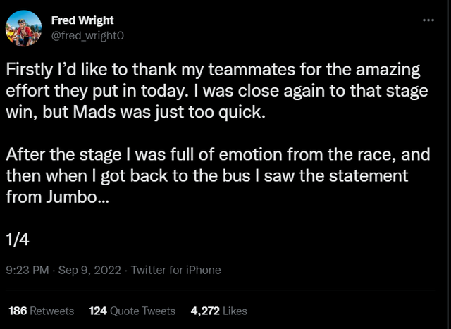 Teams & Riders - The wright time for a thread dedicated to a rider ...