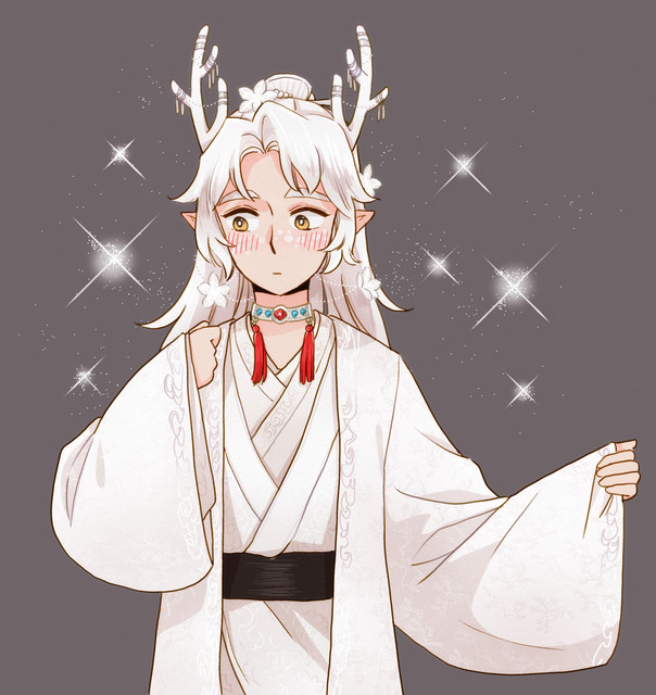 A Deer in Headlights fanart - minimalen - 人渣反派自救系统 - 墨香铜臭 | The Scum ...