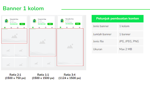 Jenis Tampilan Toko dan Banner | Tokopedia Care