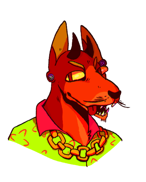 Draw the bright colored furry above (EYESTRAIN!!!) on Toyhouse