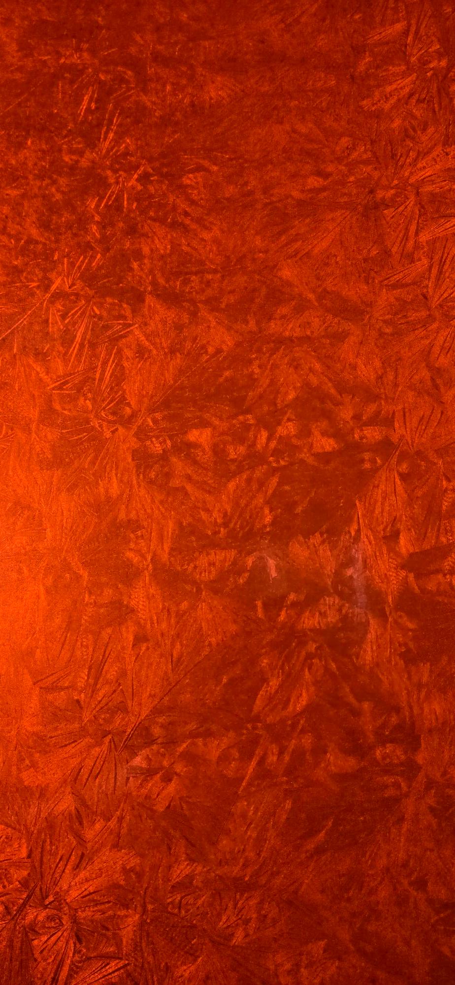 24" x 10 foot Fluorescent Red Galvanized