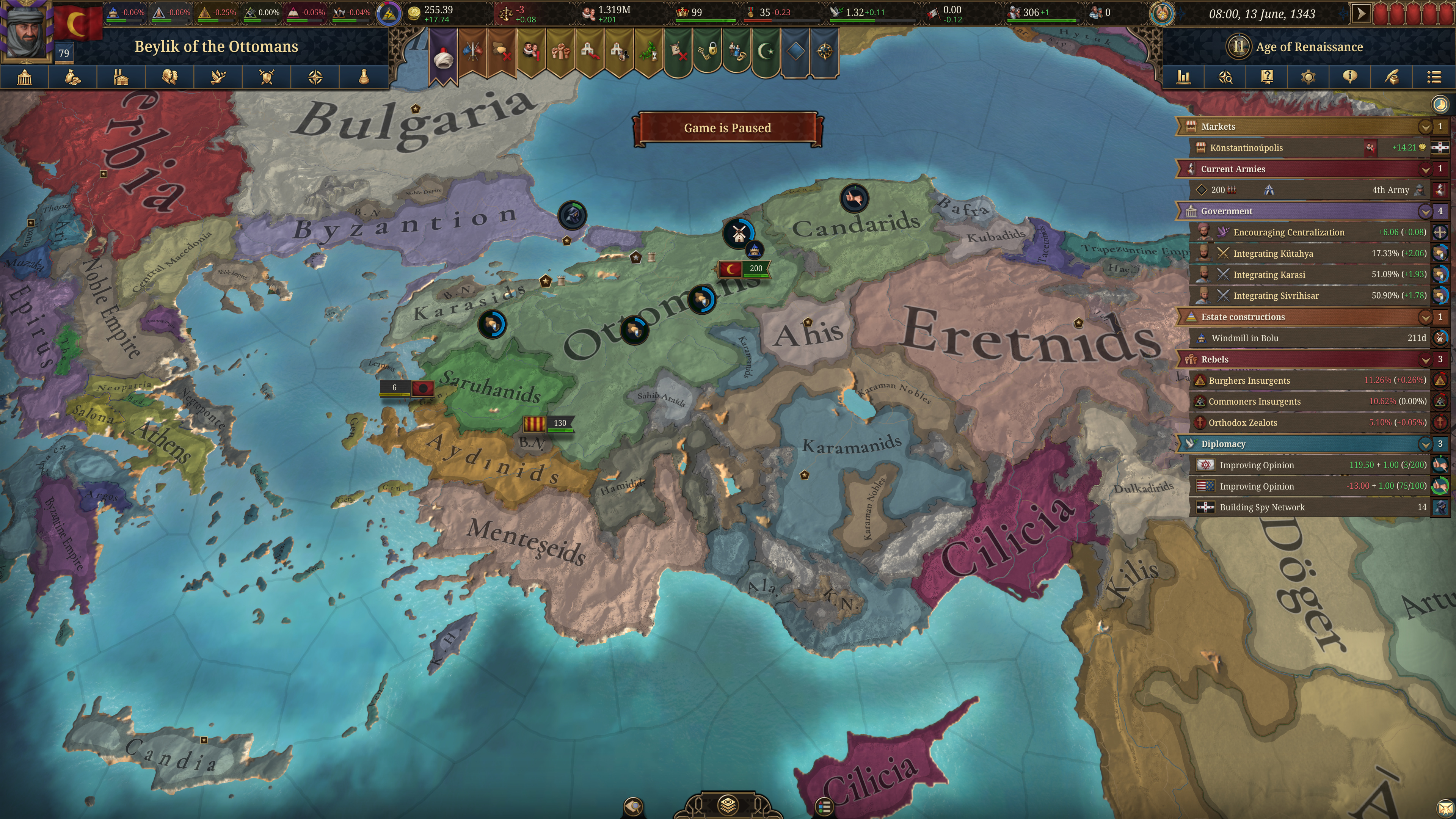 Europa Universalis 4: Emperor - It's like Stellaris, but in history ...