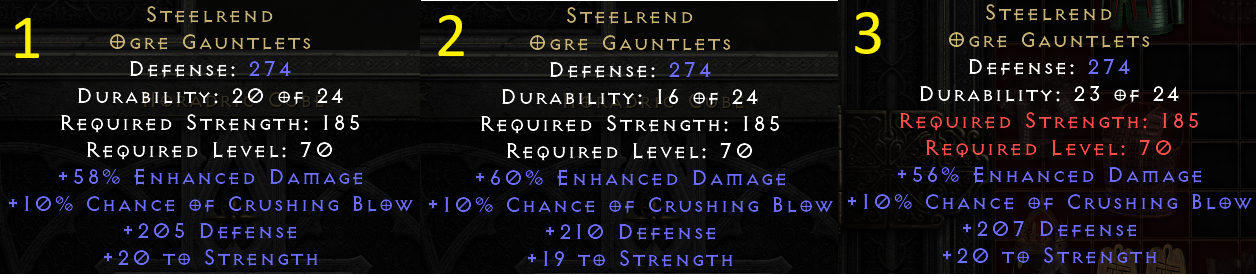 High Rends Melee Gloves - Topic - d2jsp