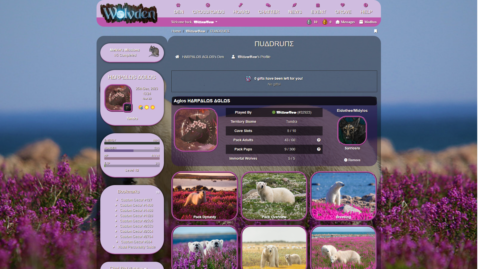 Willow's Free CSS |:| Wolvden