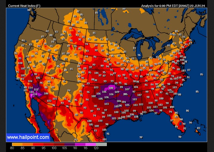 Expanding heat dome has 100 million people in 27 states bracing for ...